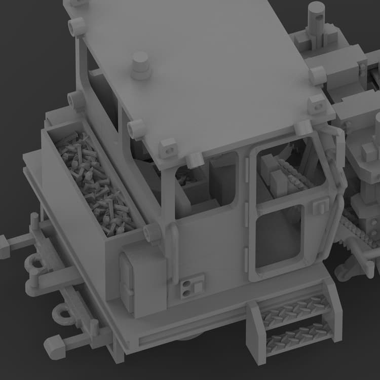 MOW Spike Driver - Industrious Models