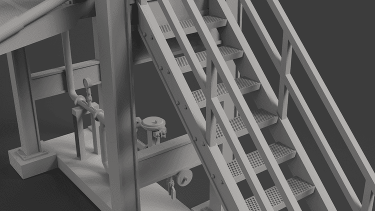 Realistic 3D-Printed Railroad Models - Industrial Models